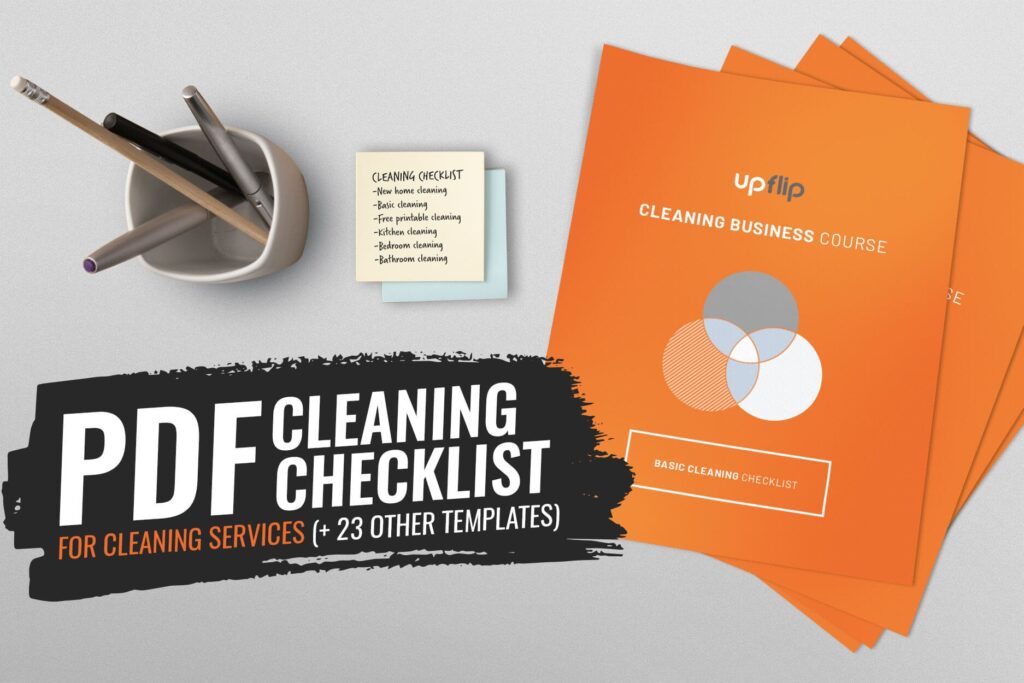 The Ultimate Cleaning Checklist: 24 Downloadable Templates - UpFlip