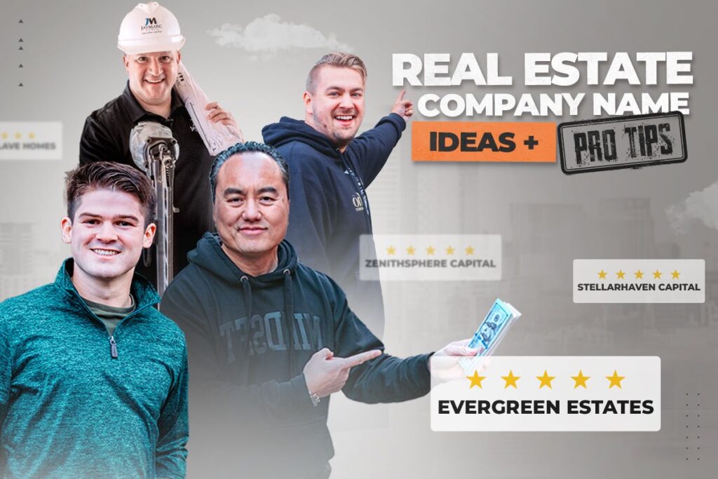 422 Real Estate Company Names (for 2025) - UpFlip